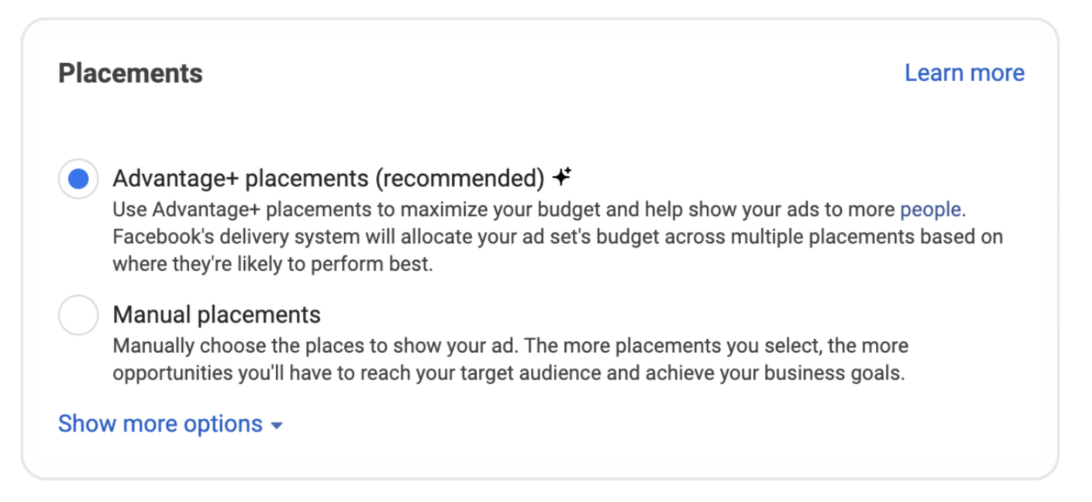 Advantage+ (Automatic) or Manual Ad Placement?